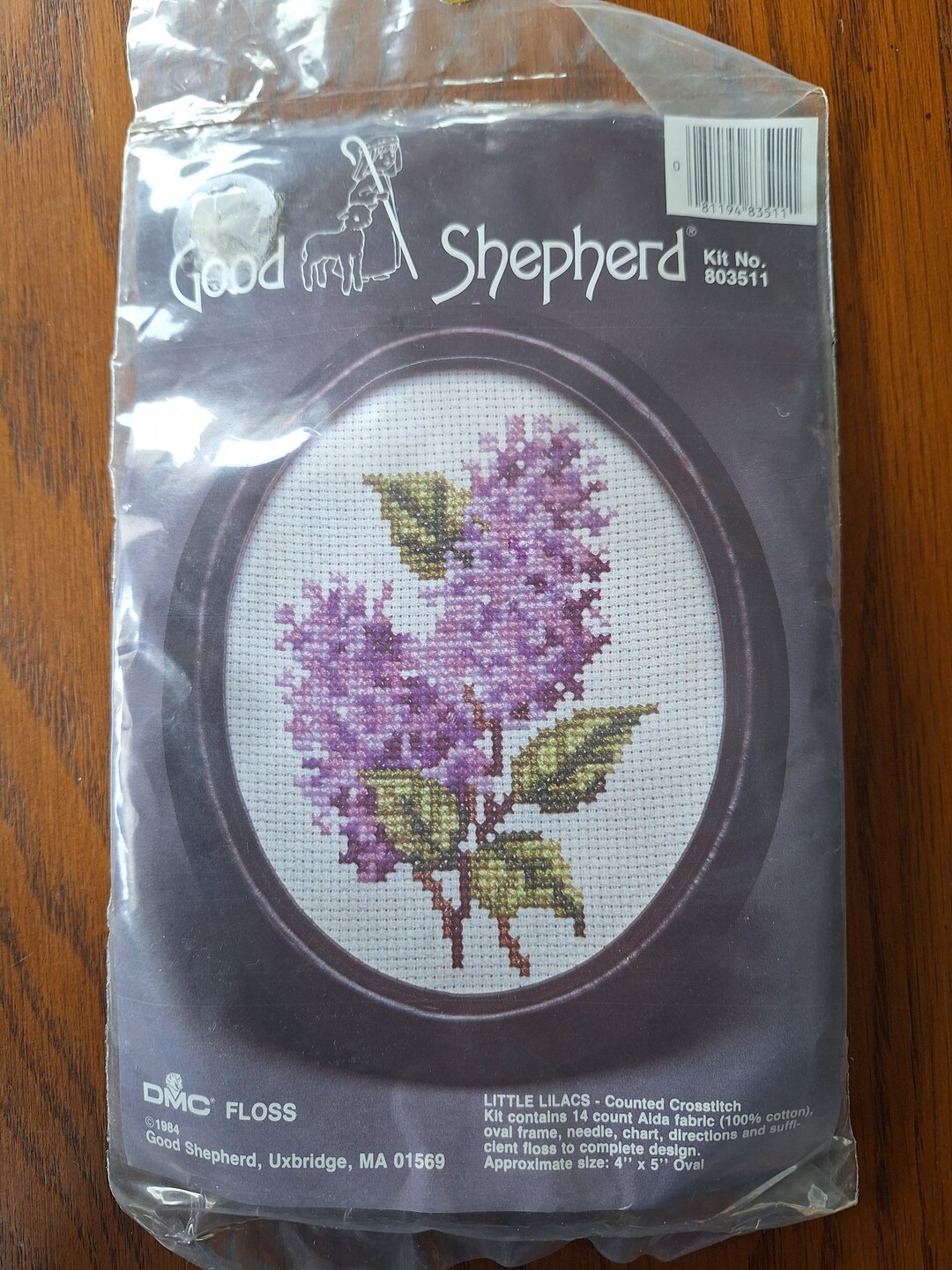 Oval Counted Cross Stitch Kits With Frames, Needlepoint, Vintage ...
