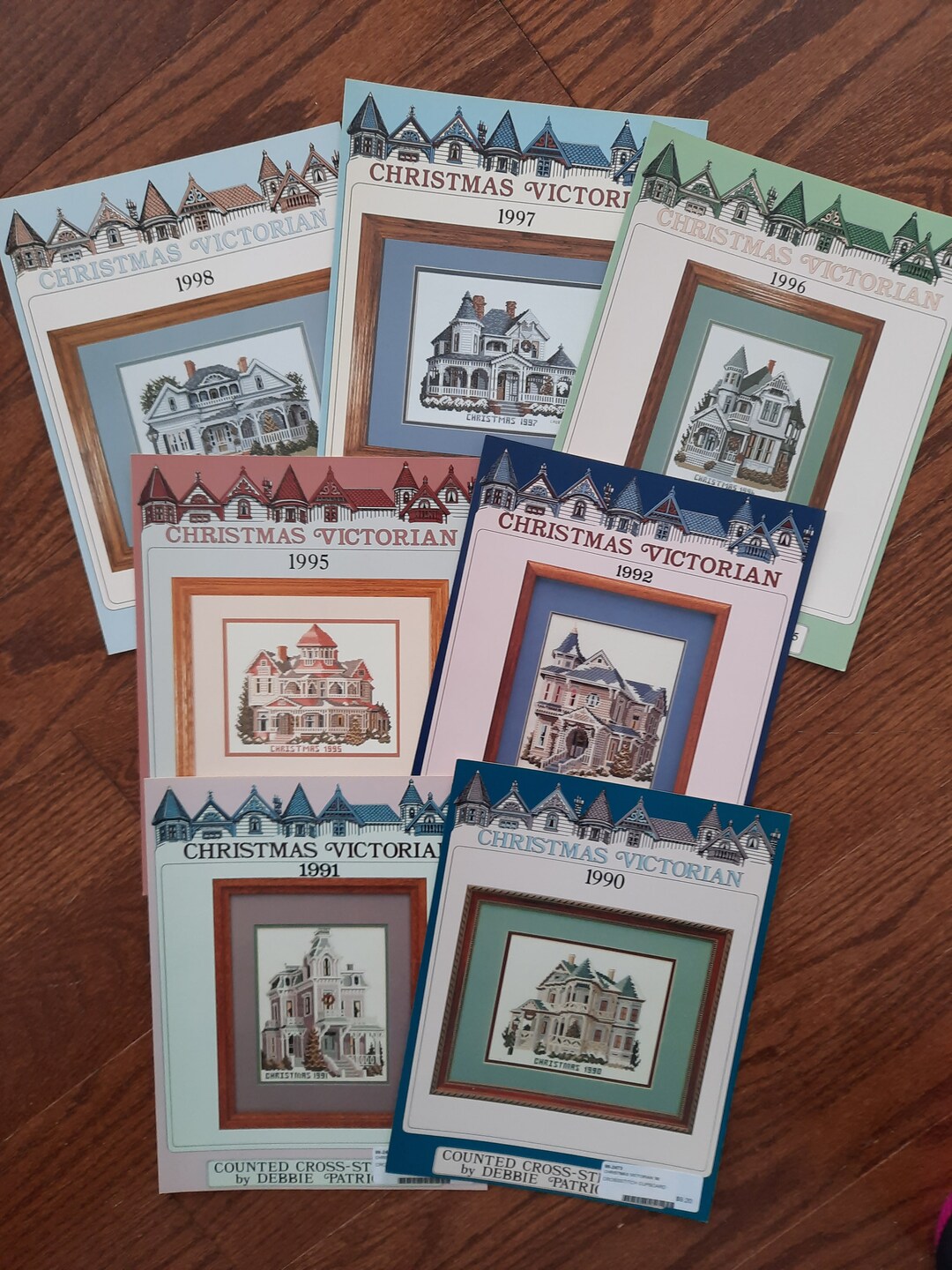 Debbie Patrick, Christmas Victorian Mansions, Counted Cross Stitch ...