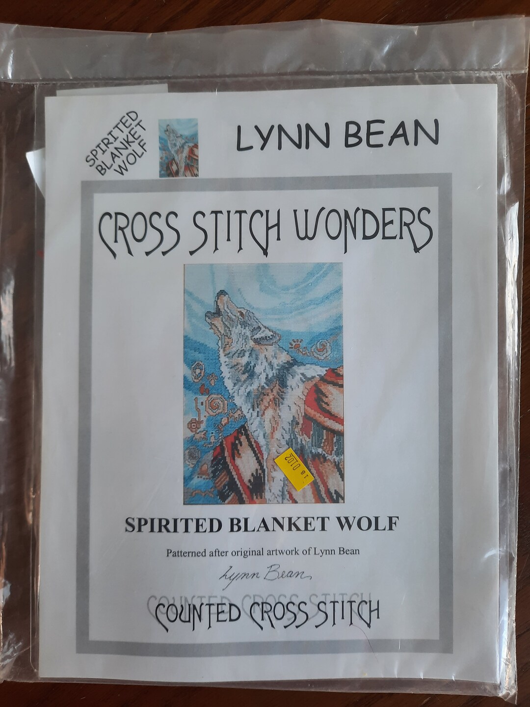 Wolf Counted Cross Stitch Kits, Choice, Lynn Bean Spirited Blanket Wolf ...