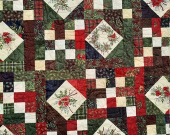 Christmas Lap Quilt - Etsy