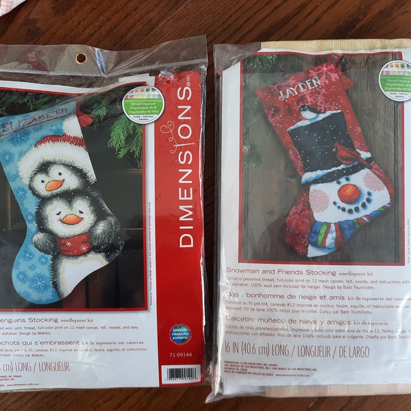 Needlepoint Stocking Kit - Etsy