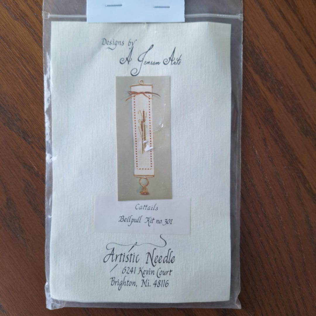 Artistic Needle, Cattails, Small Bell Pull, Counted Cross Stitch Kit ...