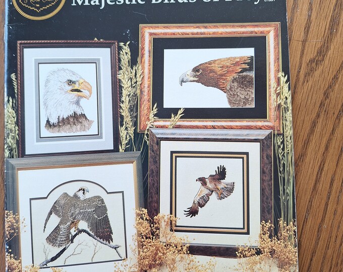 Birds of Prey Counted Cross Stitch, Pattern, Cross My Heart CSB-63 - Etsy