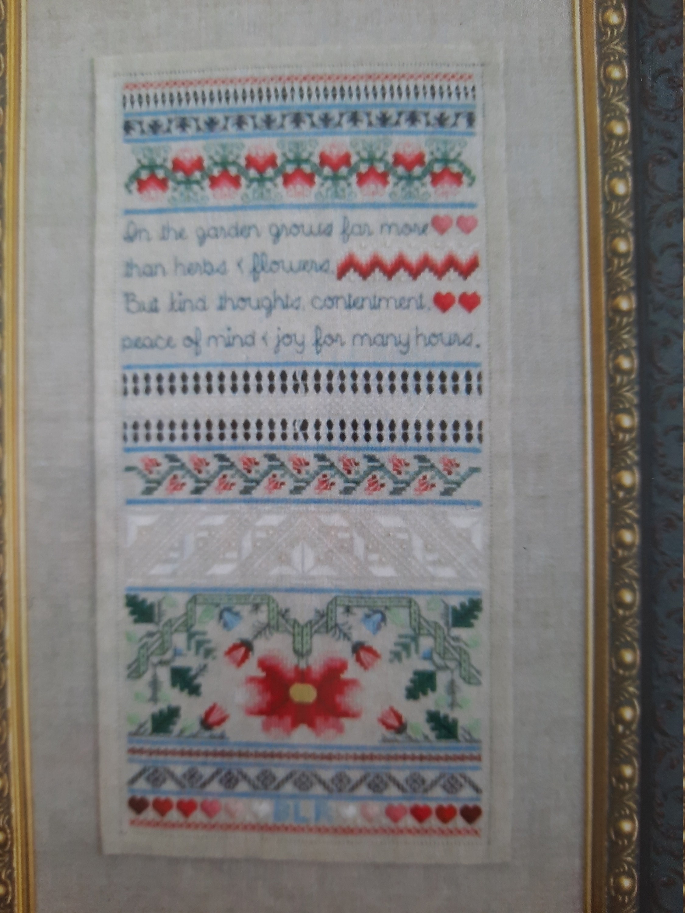 Rakosnik And Periwinkle Promises Vintage Spiral-Bound Cross Stitch And ...