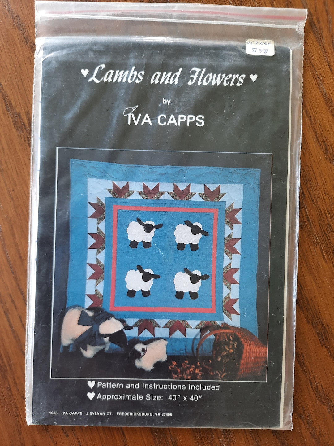 Lamb Baby Quilt Patterns, Applique, Choice, Lambie Pie, Gingham Goose ...