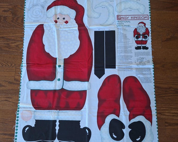Traditional Santa Door Panel, Fabric Panel, Daisy Kingdom, DIY ...