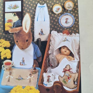 Bunnykins Counted Cross Stitch Patterns, Royal Doulton, June Grigg ...