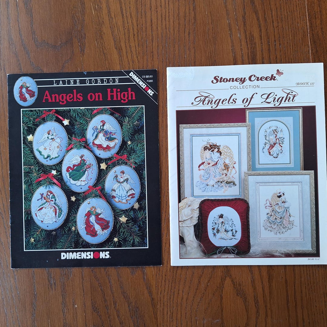 Angel Counted Cross Stitch Patterns, Choice, Angels on High, Laine ...