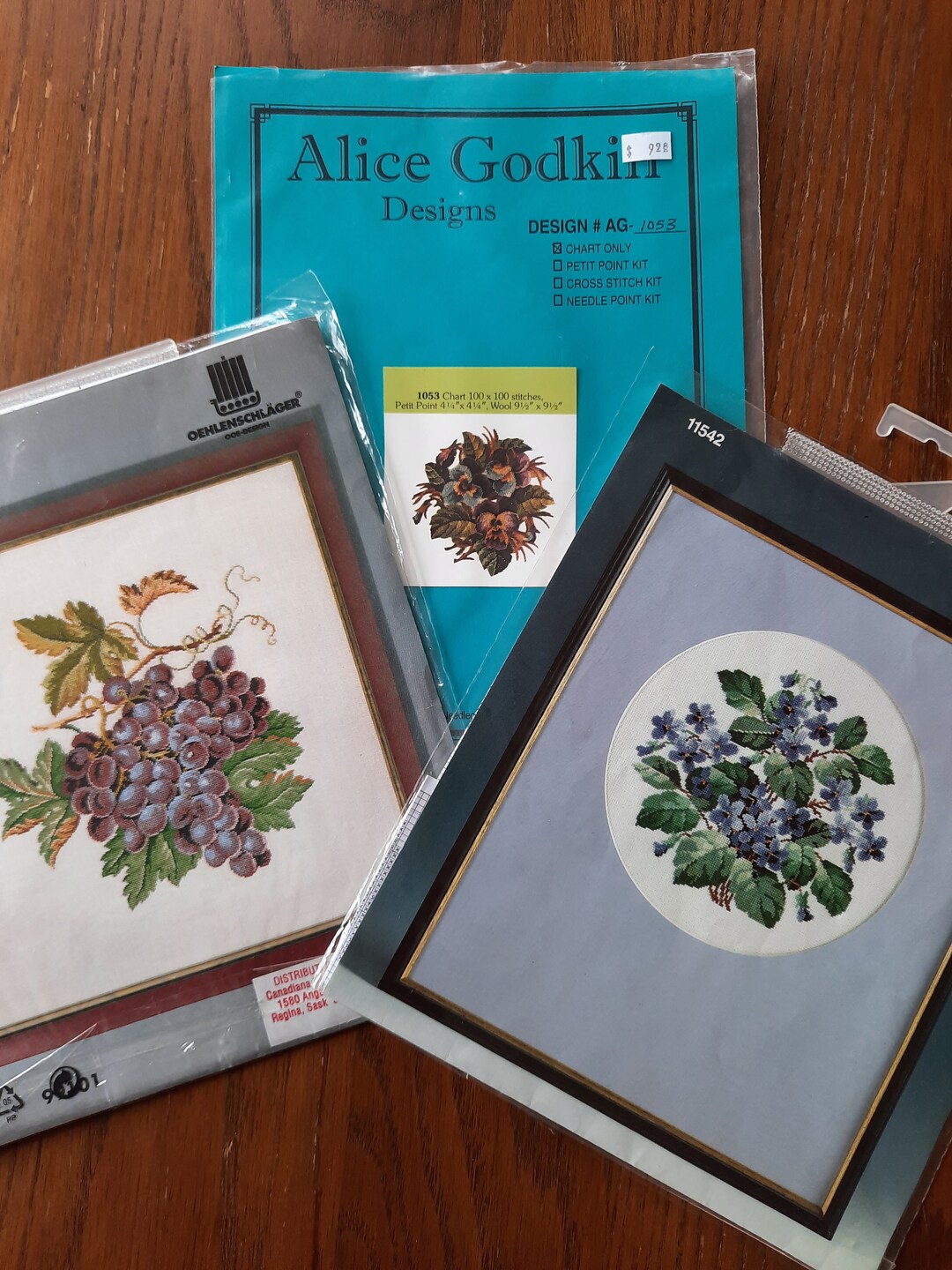 Fruit and Flower Counted Cross Stitch Patterns, Choice, Oehlenschlager ...