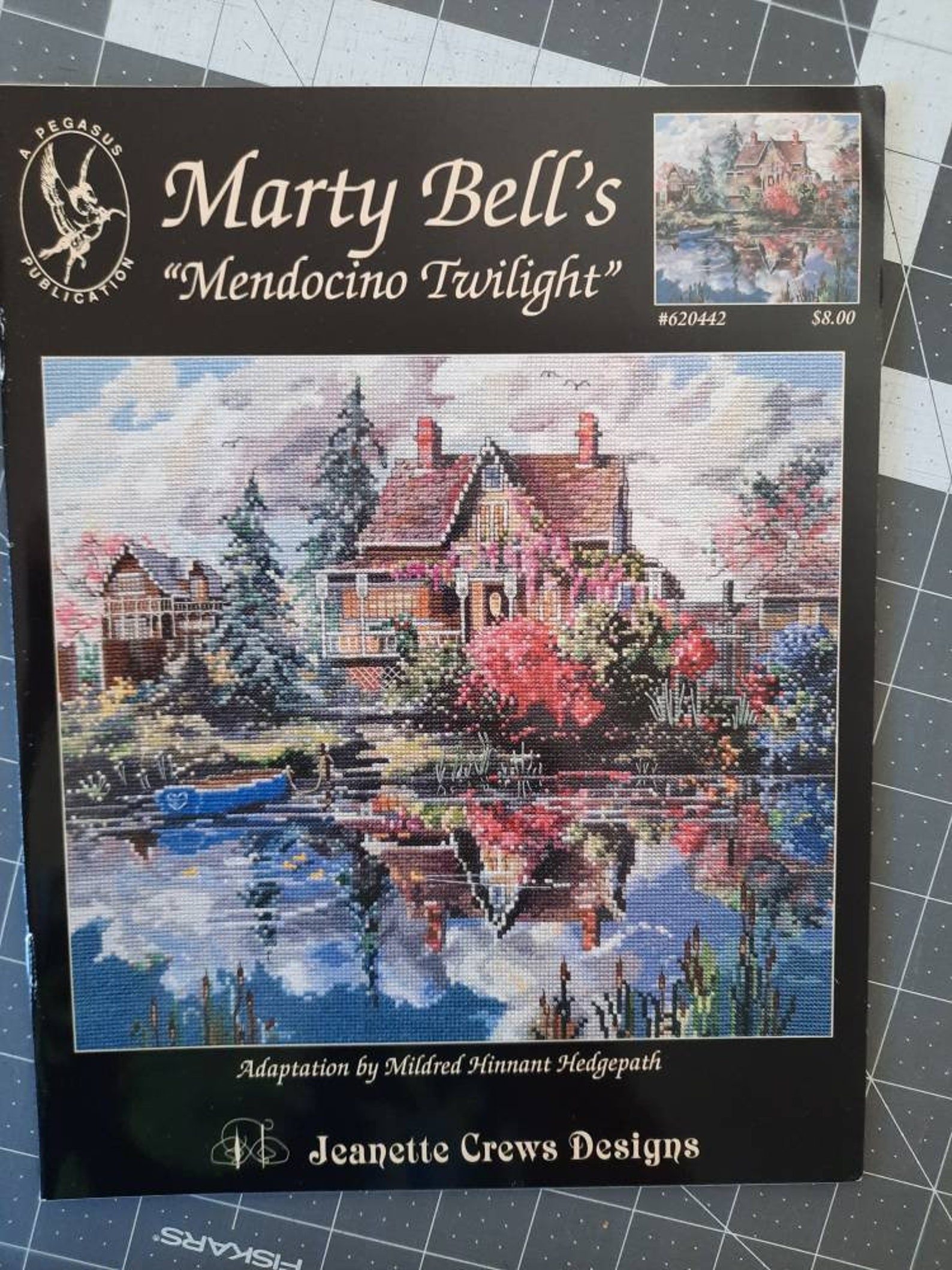 Mendocino Twilight Rose Bower Cottage the Abbey Marty Bell - Etsy