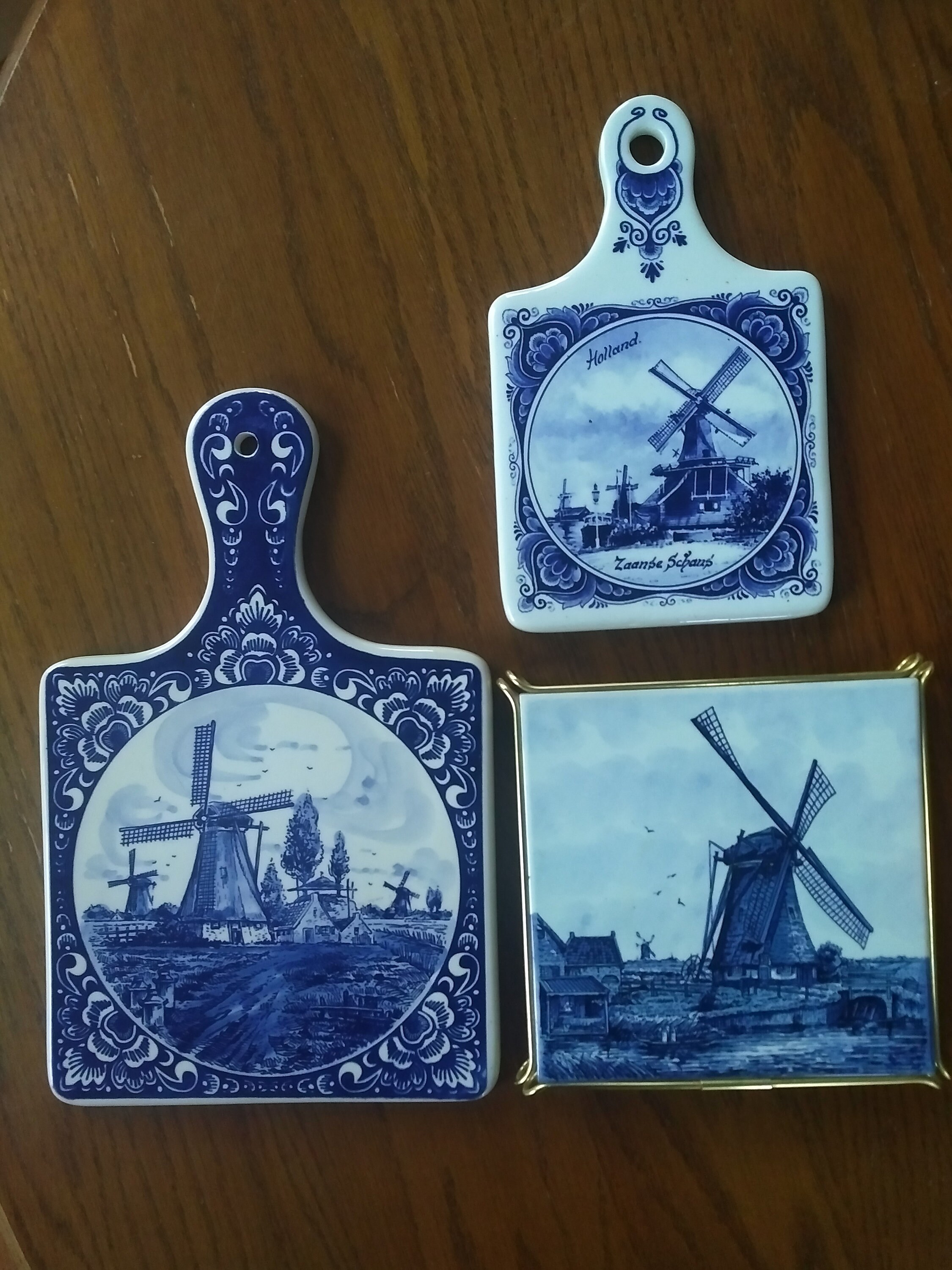 Delft trivet cheese board wall plaque vintage your choice | Etsy