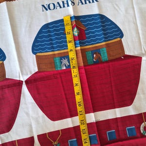 Noah's Ark Fabric Panel, VIP Cranston, Fabric Ark Pillow With Pocket ...
