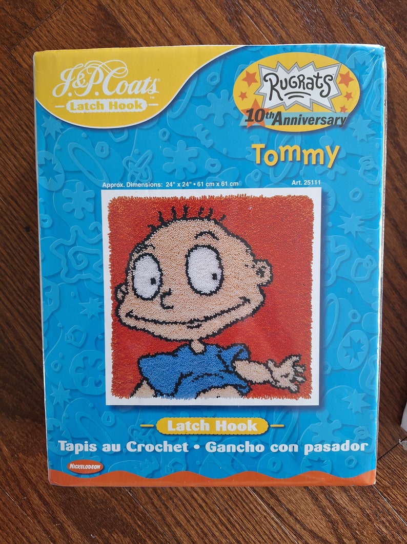 Rugrats Latch Hook Kits, 10th Anniversary, JP Coats, Choice, Chuckie ...