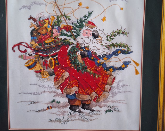 Windswept Santa, Dimensions Gold Collection Counted Cross Stitch Kit ...