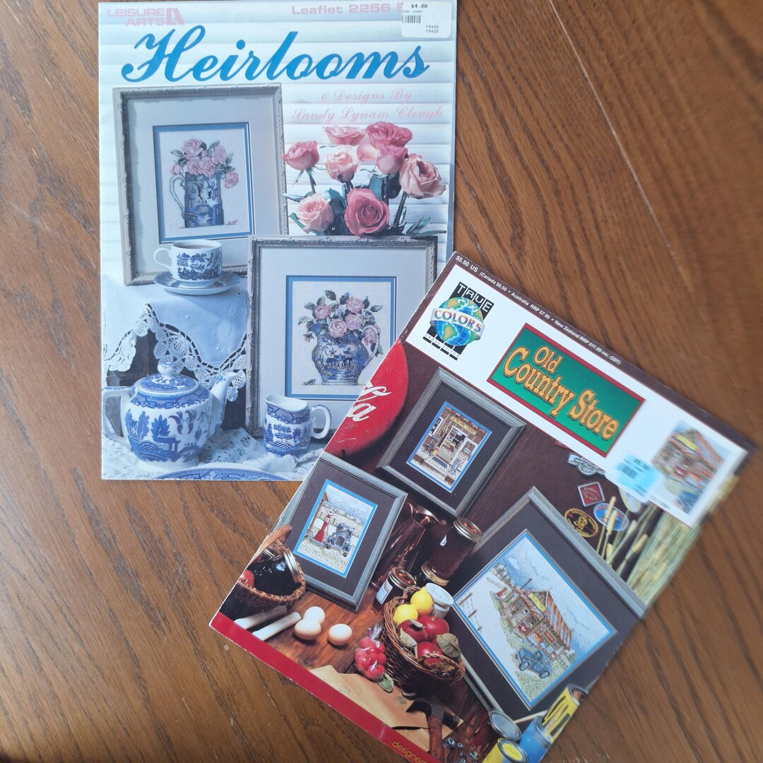 Old Timey Counted Cross Stitch Patterns, Choice Heirlooms, Sandy Lynam ...