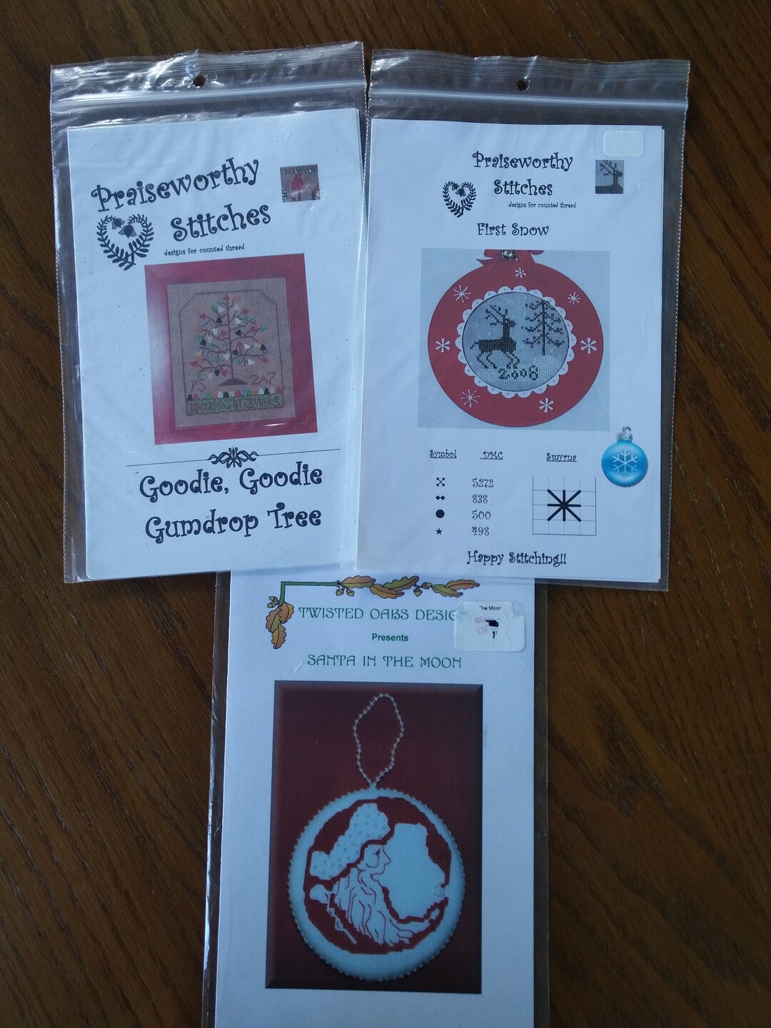 CLEARANCE Christmas Counted Cross Stitch,praiseworthy Stitches,gumdrop ...