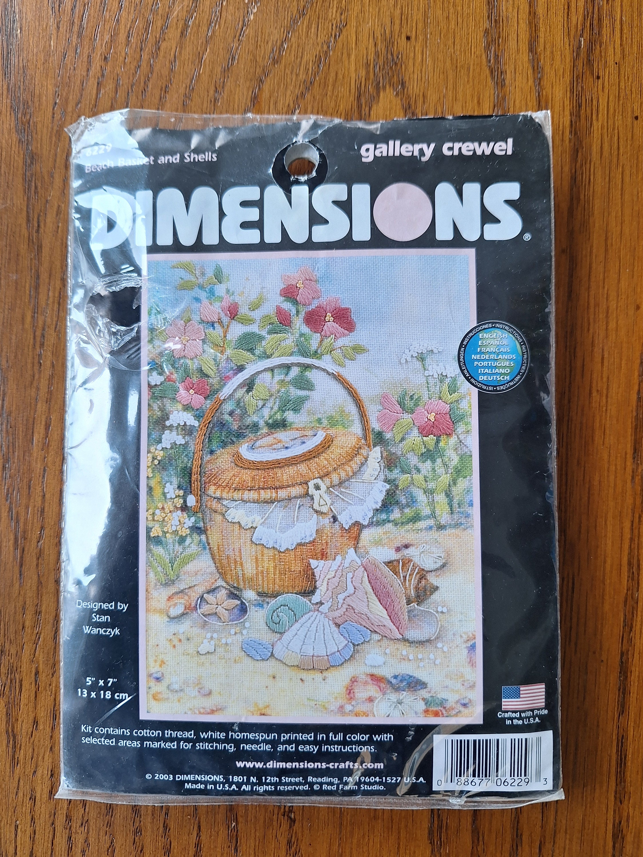 No Count Small Cross Stitch Kits, Printed Fabric, Choice, Dimensions ...