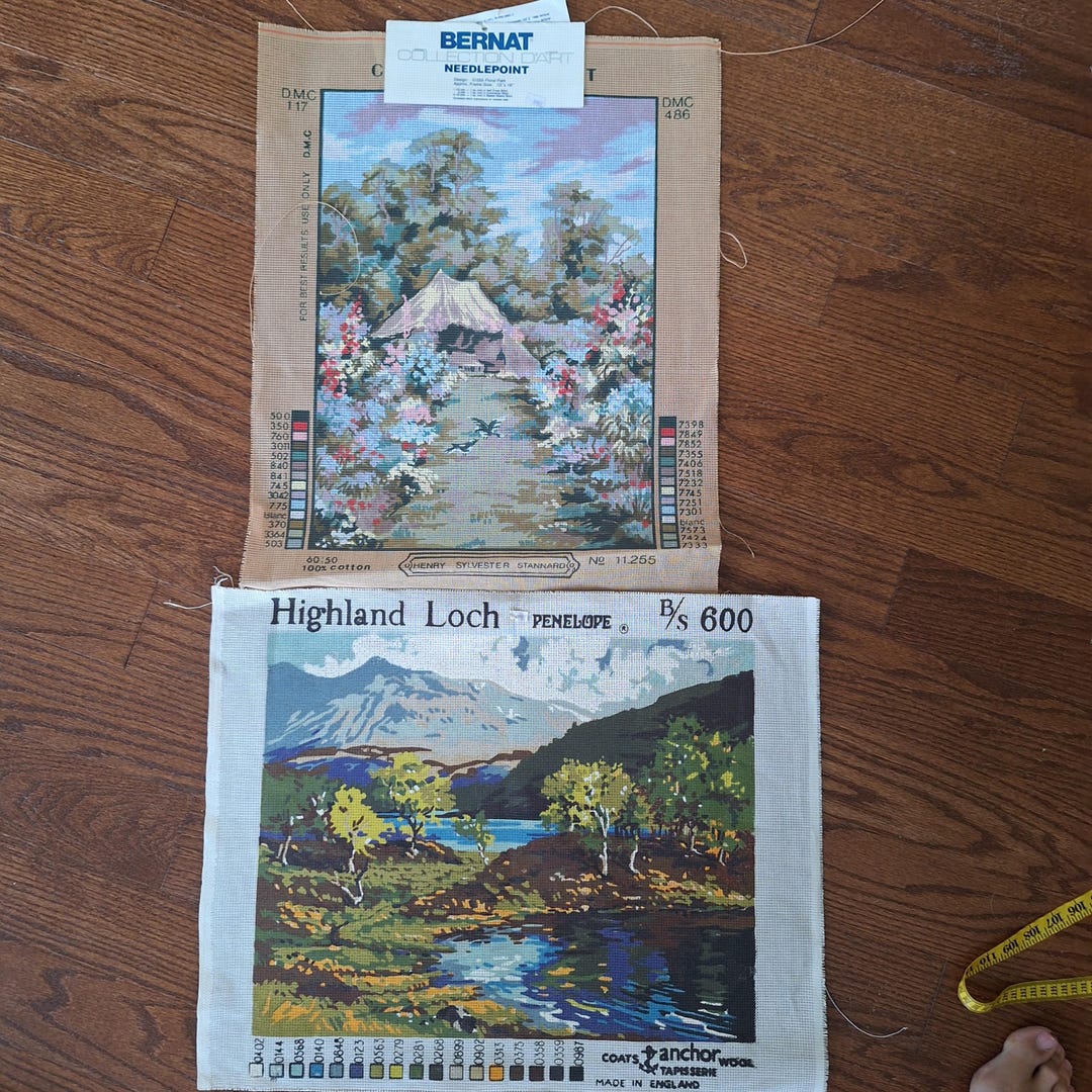 Landscape, Needlepoint Canvases, Choice, Highland Loch, Garden, Floral ...