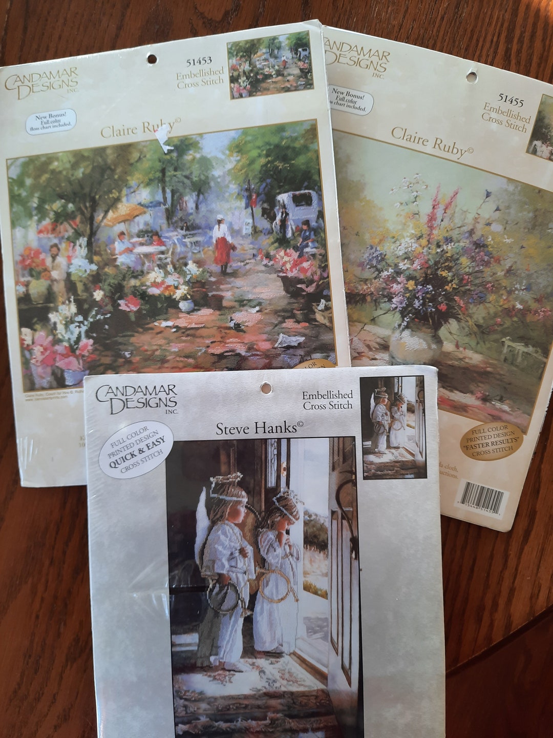 Candamar Designs Embellished Cross Stitch Kits,choice,claire Ruby,field ...