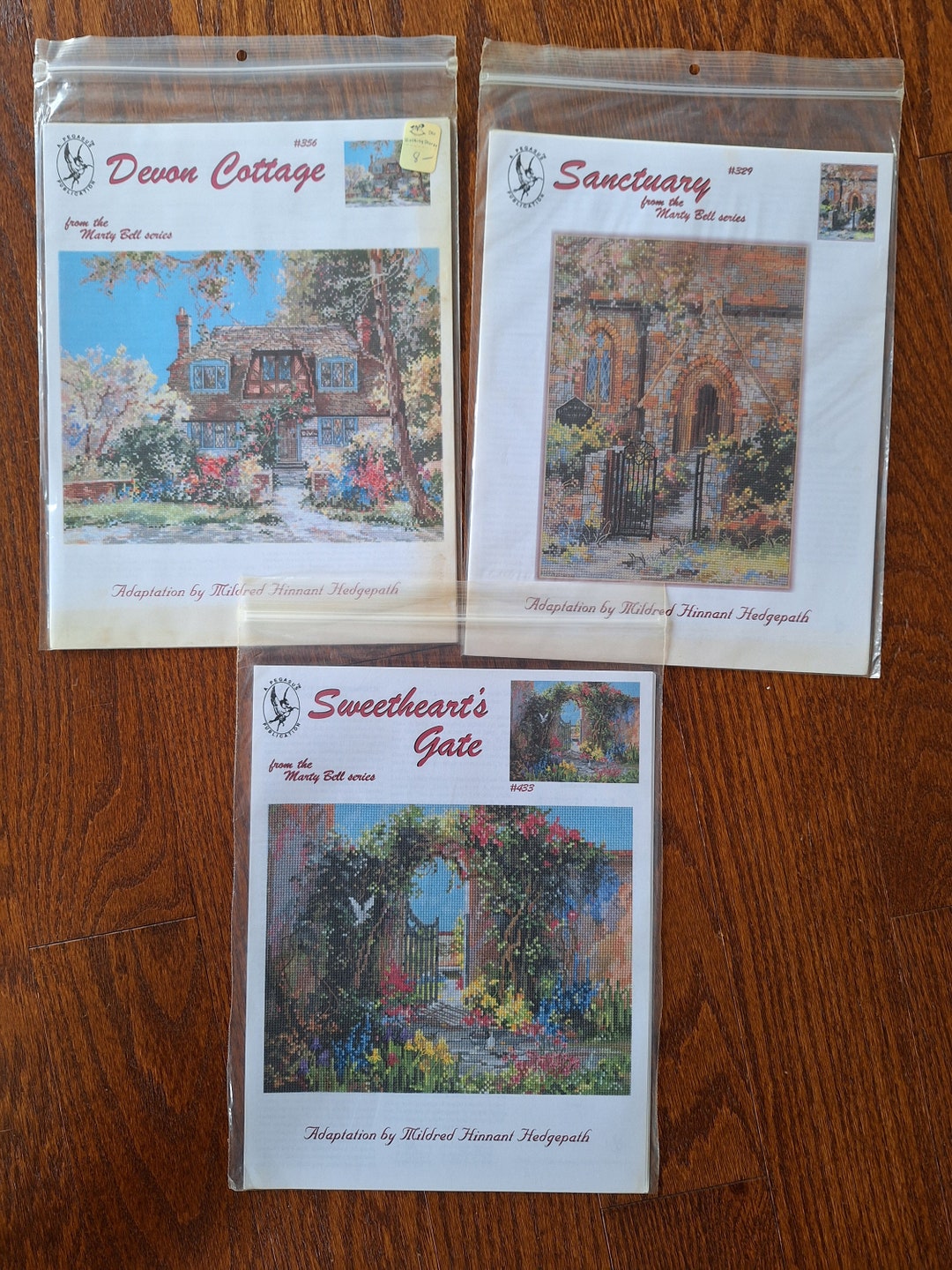 Marty Bell Cottage Garden Counted Cross Stitch Chart Packs, Pegasus ...