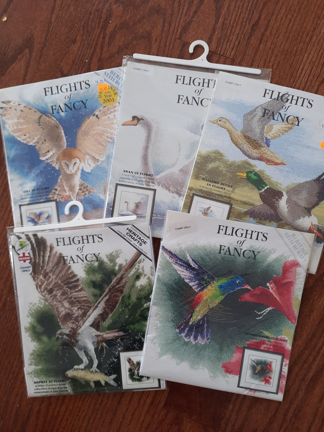 Flights of Fancy Counted Cross Stitch, Pattern Only, Heritage ...