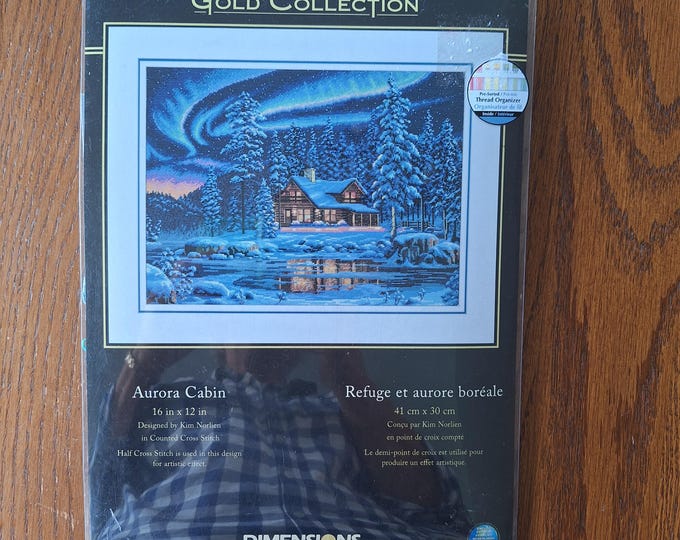 Aurora Cabin, Gold Collection, Dimensions 35212, Kim Norlien, Sealed - Etsy