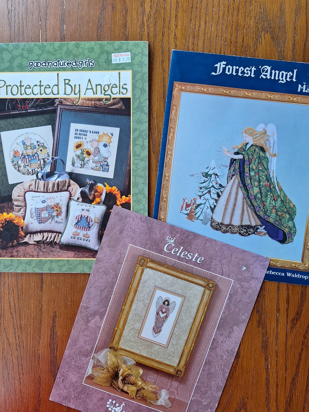 Angel Counted Cross Stitch Patterns, Choice, Celeste, Just Nan, Forest ...