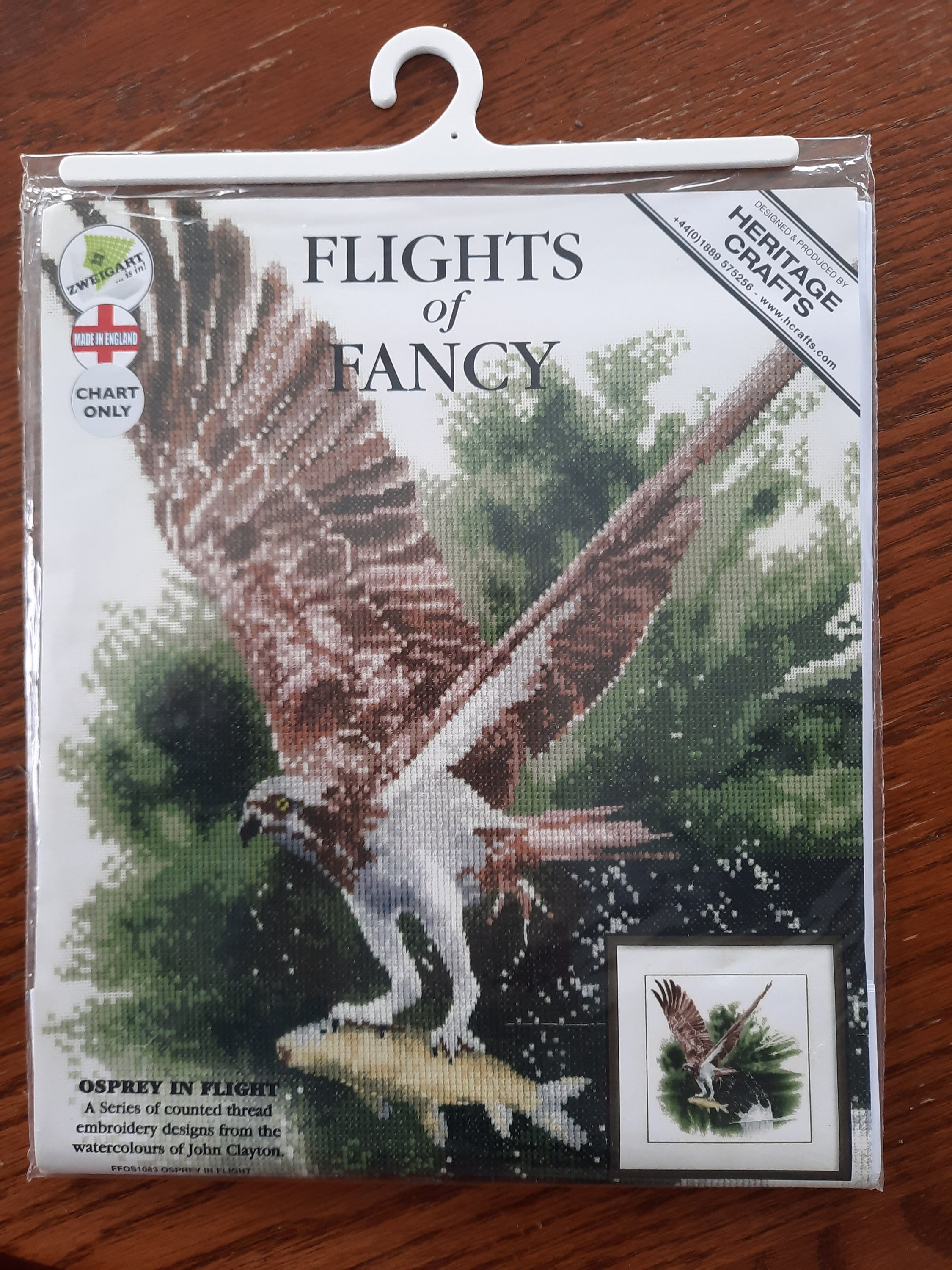 Flights of Fancy Counted Cross Stitch, Pattern Only, Heritage ...