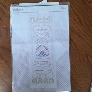 Baby Record, Counted Cross Stitch, Kit, Pattern, Vintage, Choice ...