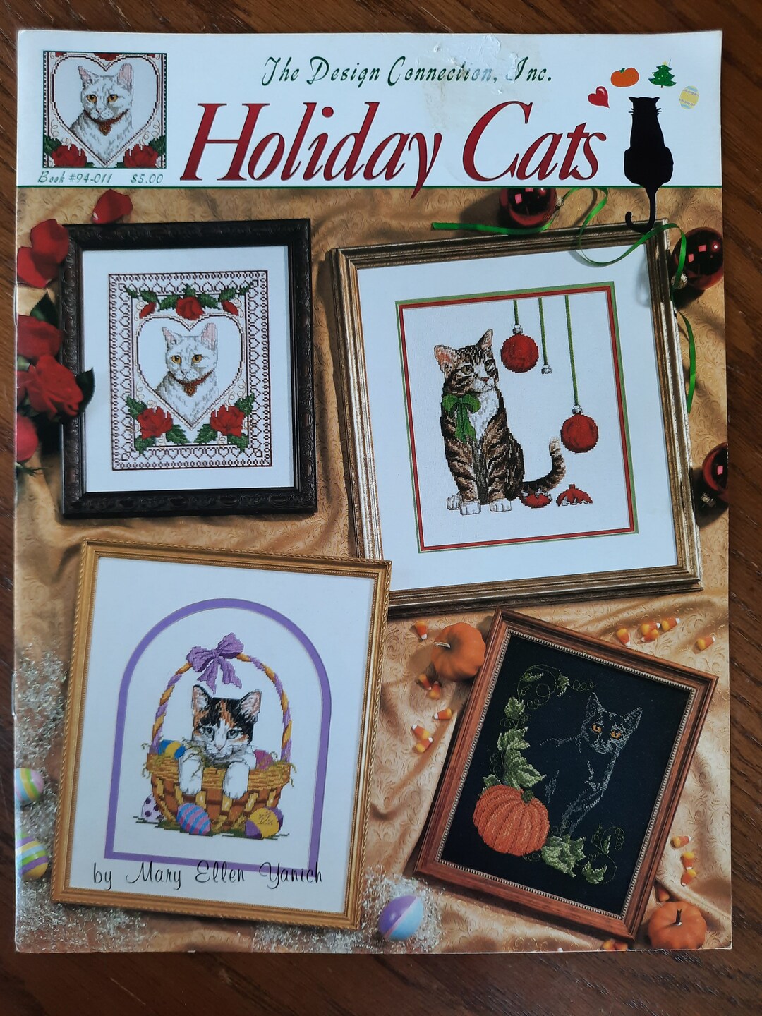 Seasonal Cats Counted Cross Stitch Patterns, Choice, Holiday Cats, Mary ...