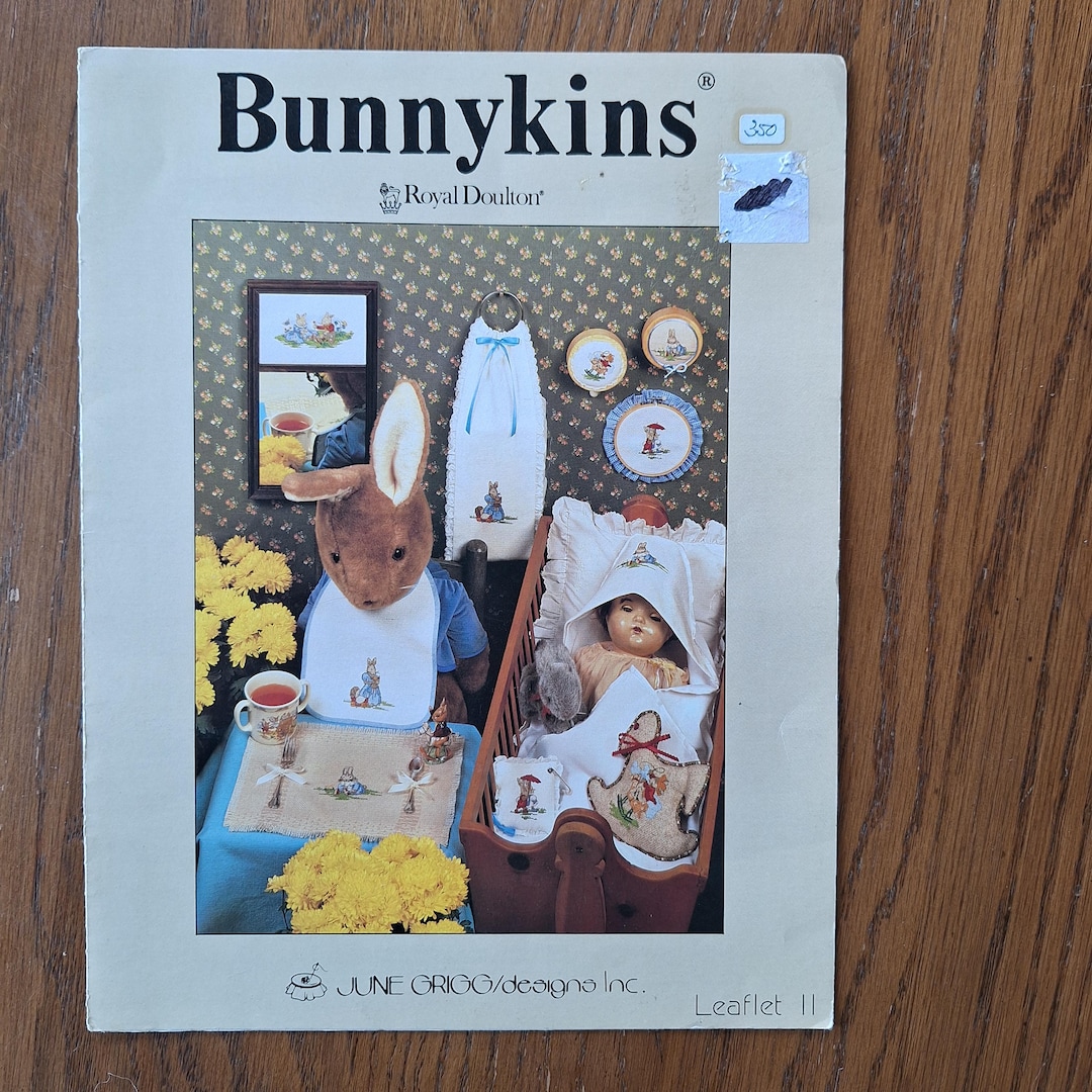 Bunnykins Counted Cross Stitch Patterns, Royal Doulton, June Grigg ...