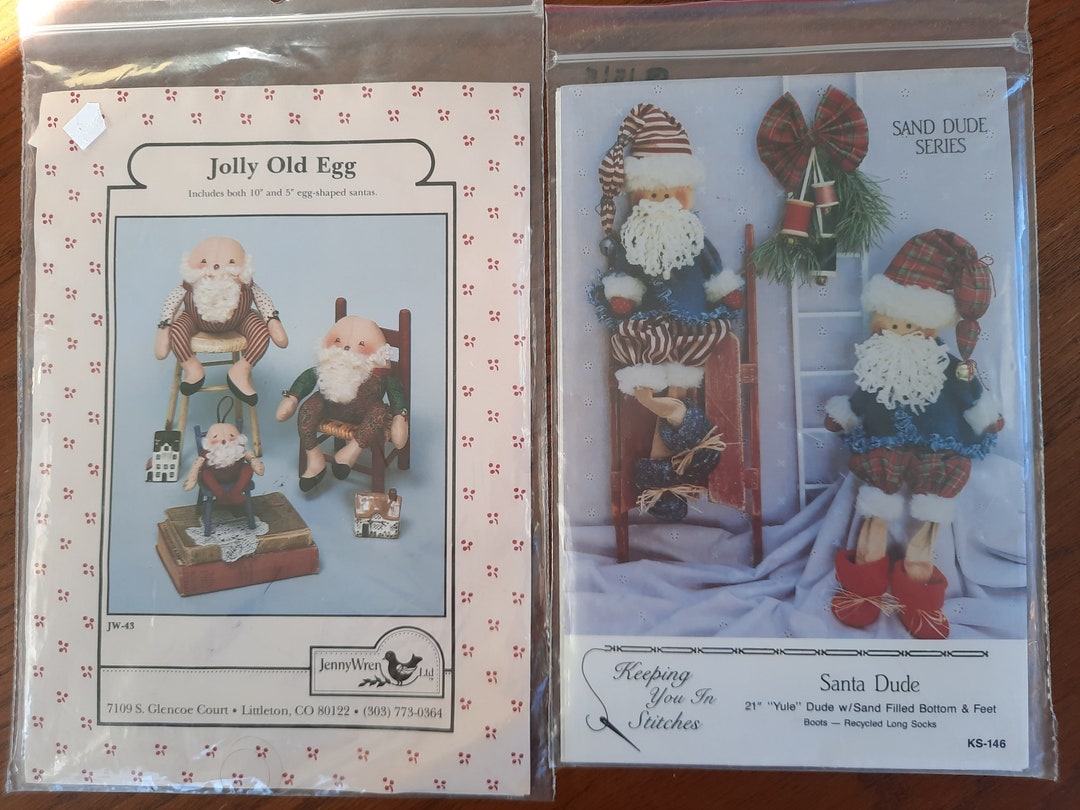 Stuffed Santa Decor, DIY, Choice, Santa Dude, Jolly Old Egg, Keeping ...