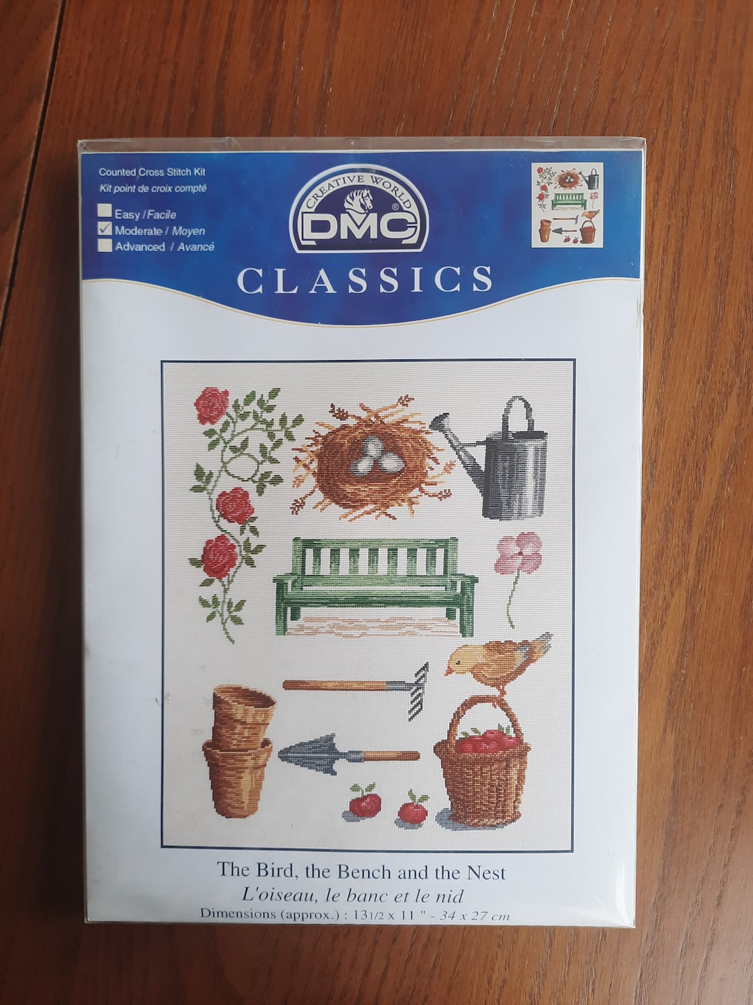 DMC Classics, Counted Cross Stitch Kits, Choice, Bobbins and Scissors ...