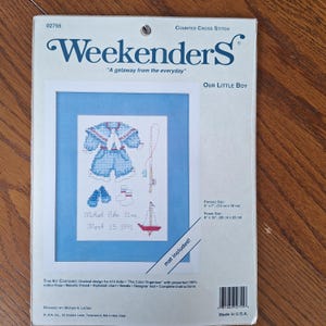 Baby Record, Counted Cross Stitch, Kit, Pattern, Vintage, Choice ...