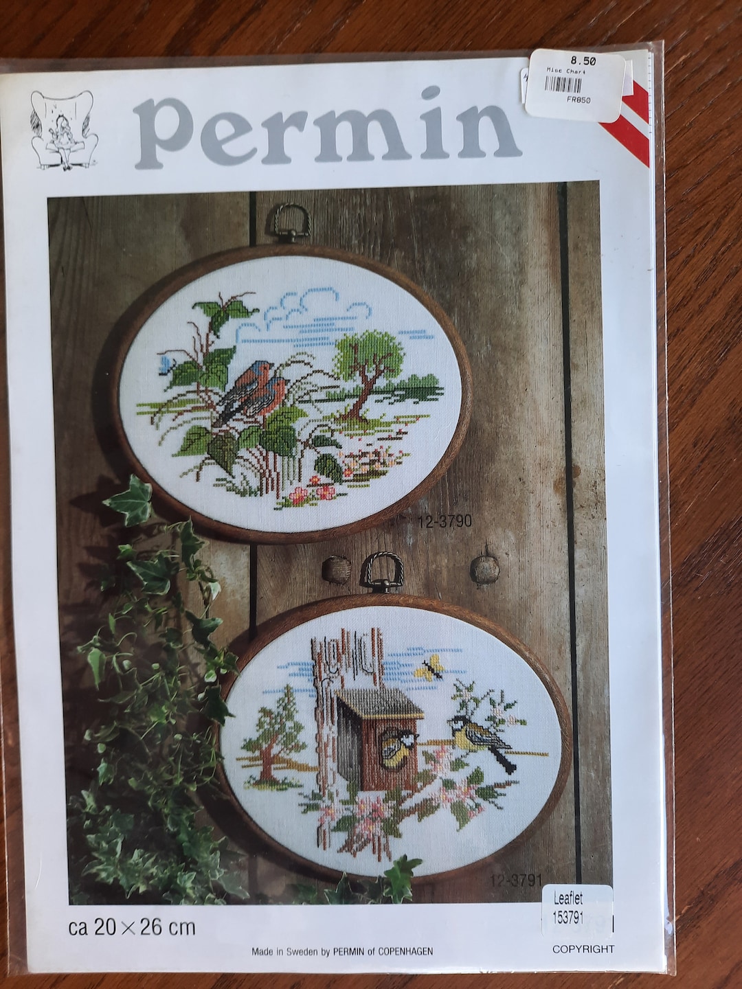 Birds, Permin of Copenhagen, Counted Cross Stitch Pattern, Chart ...