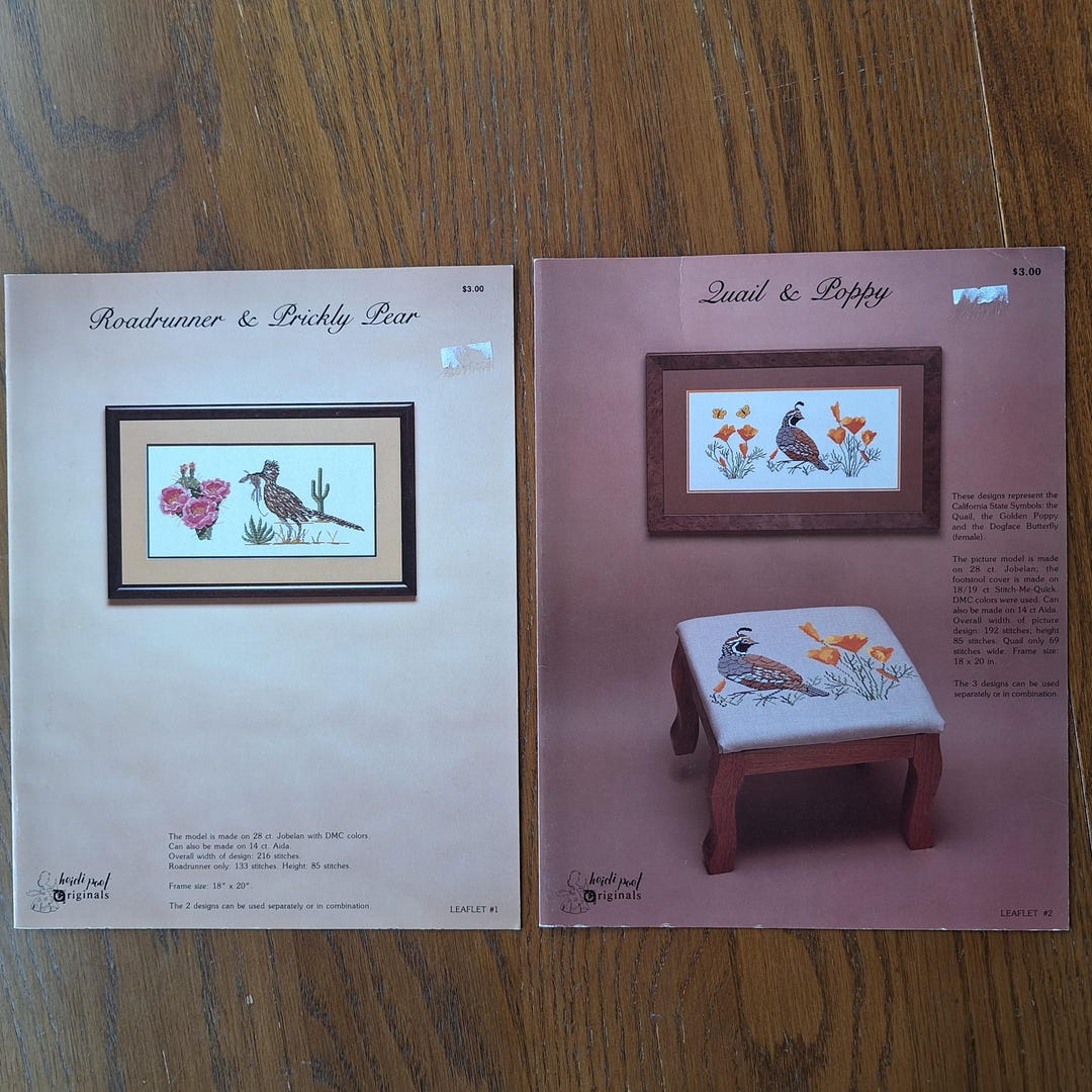 Heidi Poet Originals, Counted Cross Stitch Patterns, Choice, Roadrunner ...