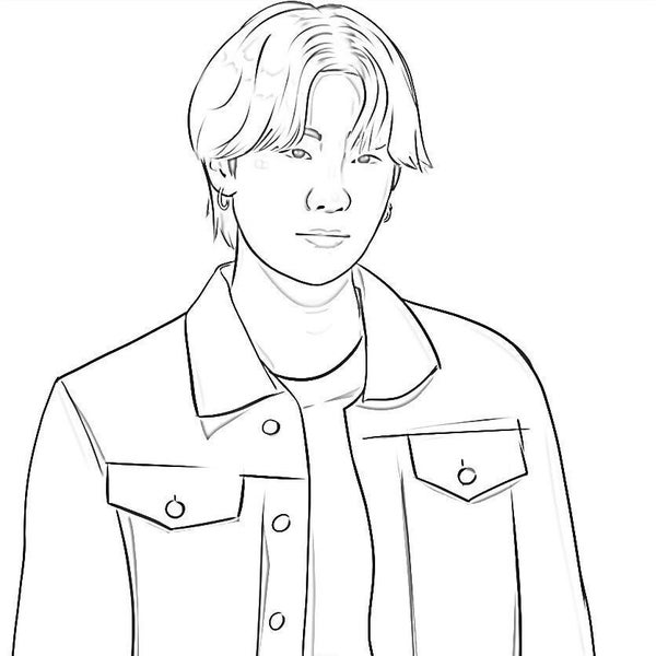 Kpop Coloring Pages - Etsy