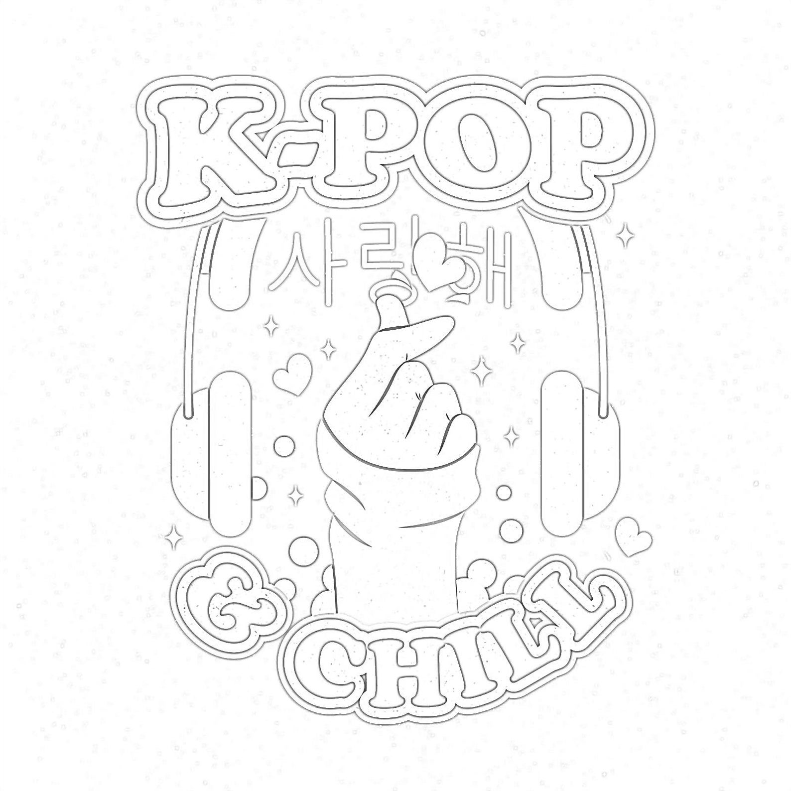 Kpop Coloring Pages Digital Download / Print or Color on Your Device - Etsy