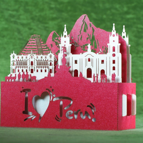 Pyramid Pop up Card - Etsy