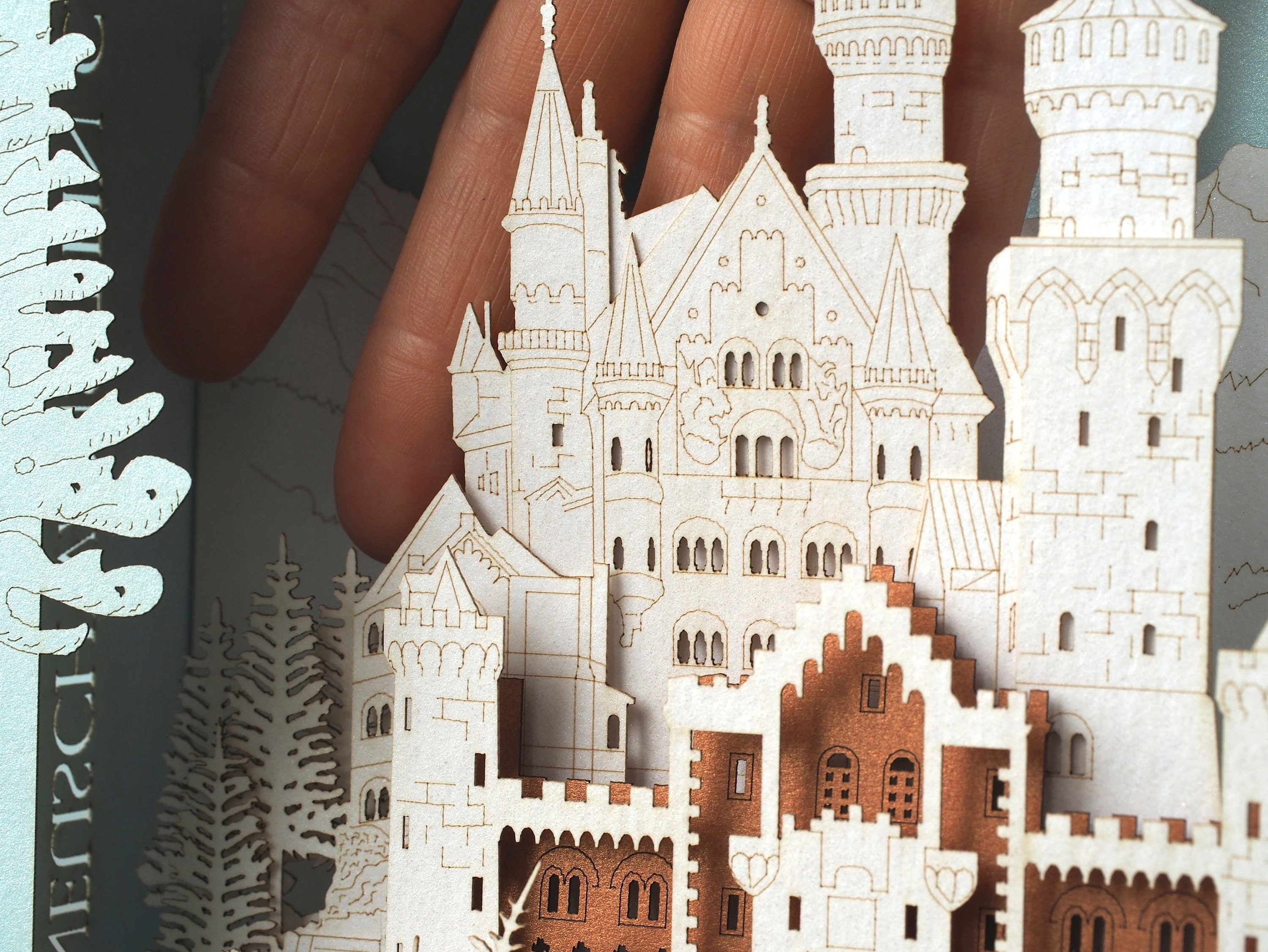 Germany Castle Neuschwanstein Paper Model. Schloss - Etsy Canada
