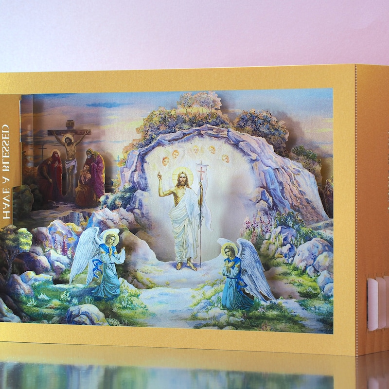 Easter Pop up Card - Etsy