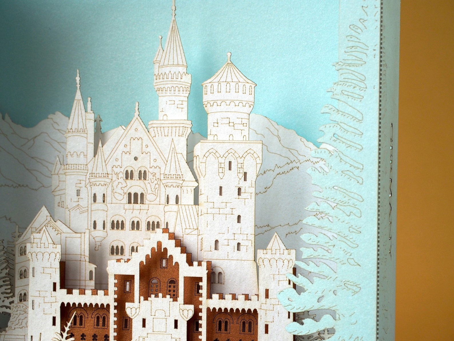 Germany Castle Neuschwanstein Paper model. Schloss | Etsy