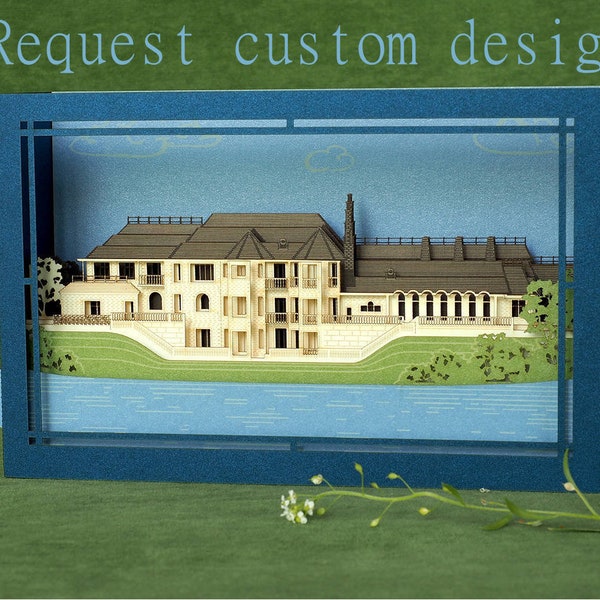 Printable Pop up House - Etsy