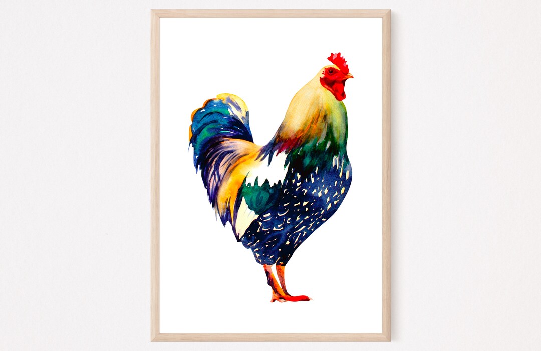 Printable Wall Art Rooster Print Wall Art Prints Wall Art - Etsy