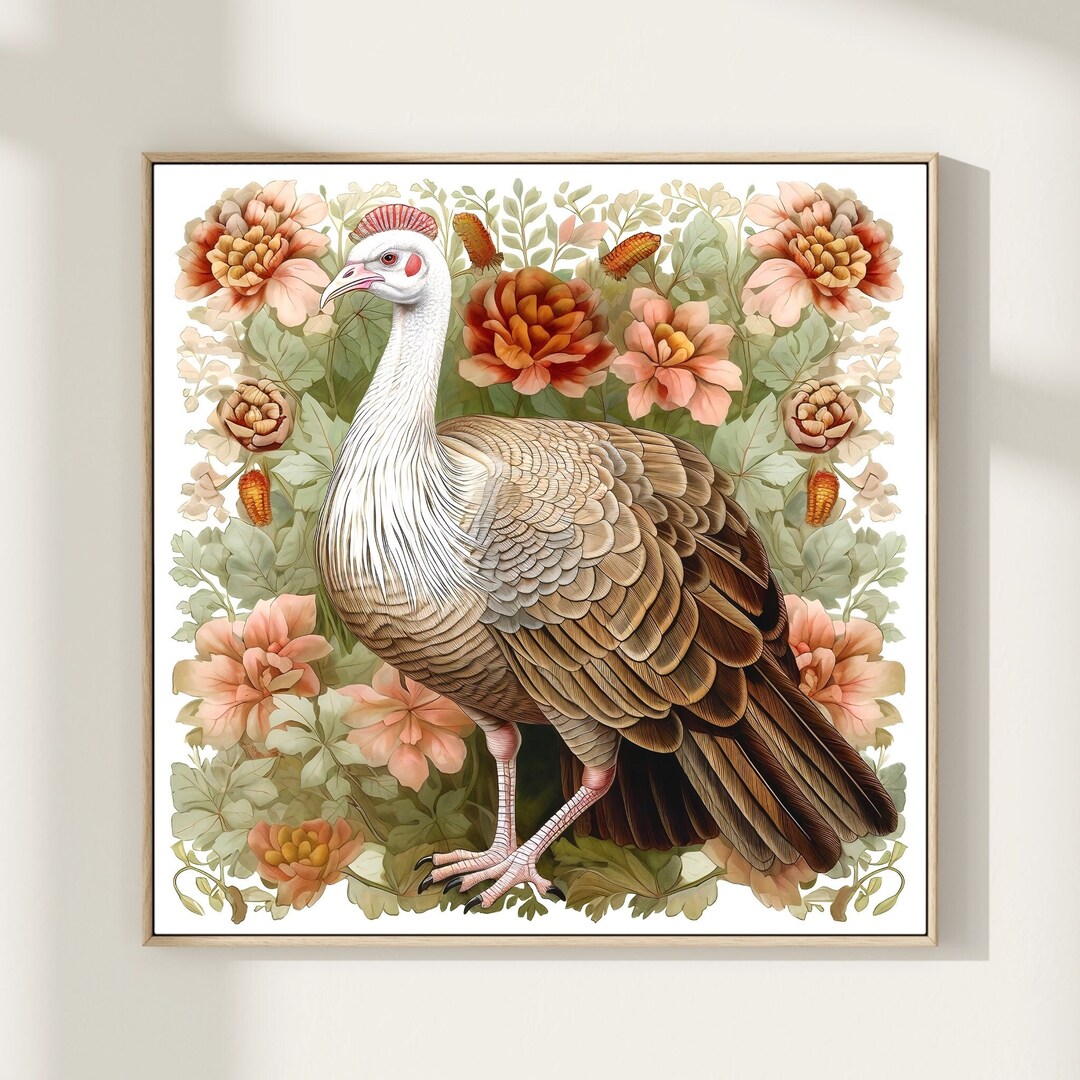 Wild Turkey Painting Art Print Thanksgiving Turkey Poster Print Wild ...