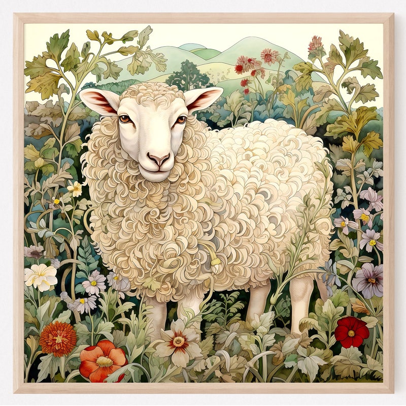 Sheep Wall Art - Etsy