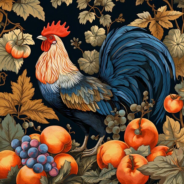Downloadable Prints Rooster - Etsy
