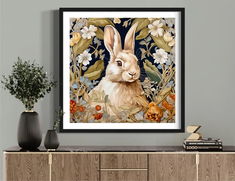 Bunny Art Print, Rabbit Print, Animal Print, Bunny Decor, Rabbit Lover ...