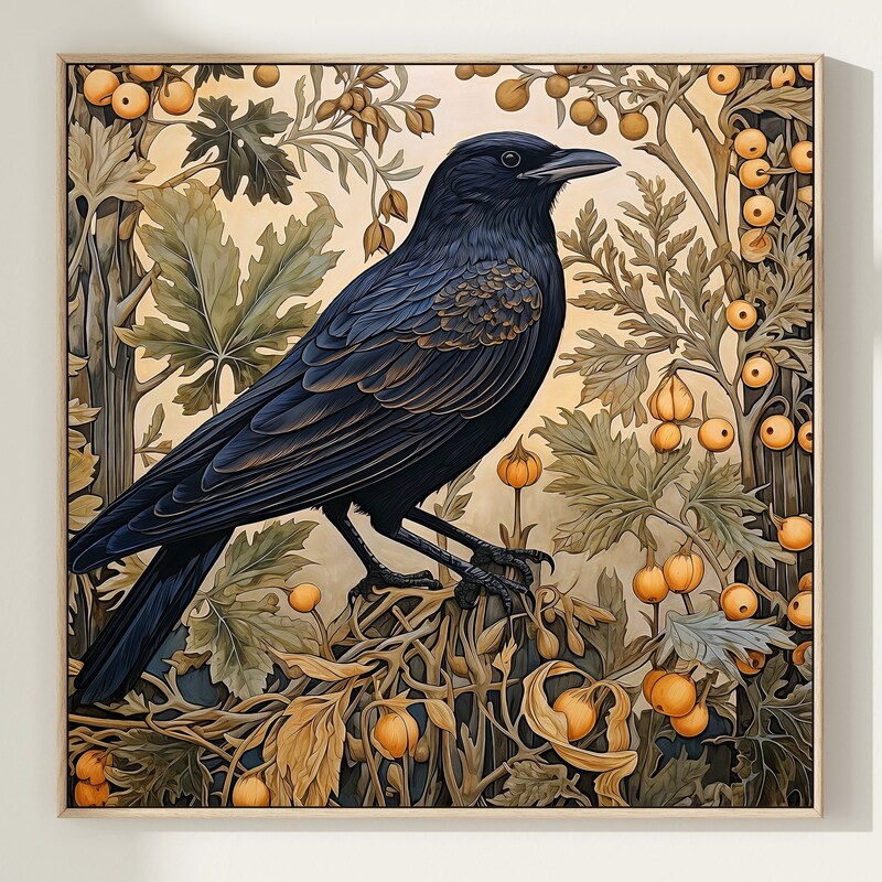 Raven Printable - Etsy