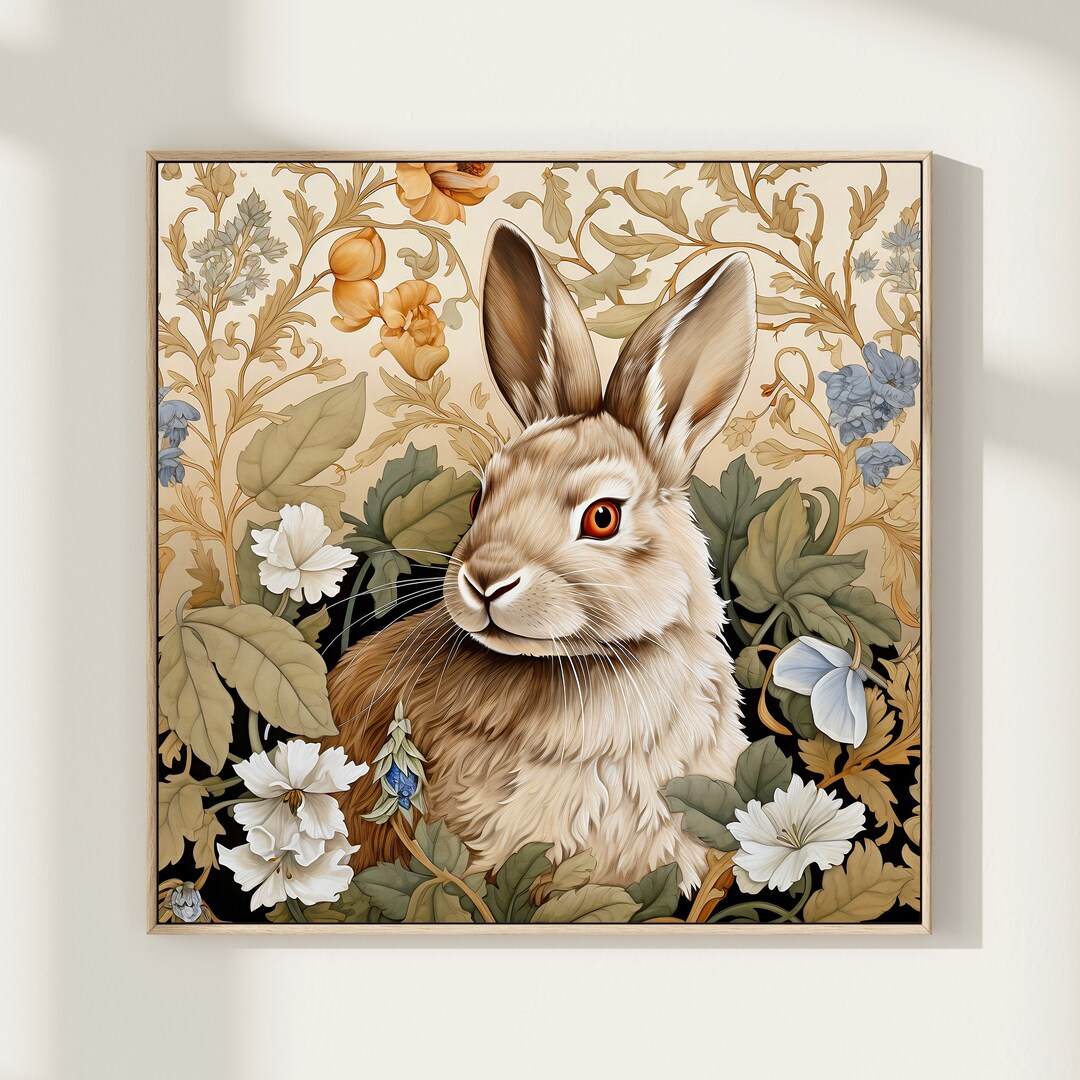 Bunny Art Print, Rabbit Print, Animal Print, Bunny Decor, Rabbit Lover ...
